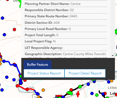 Accessing One Page and Detail Reports